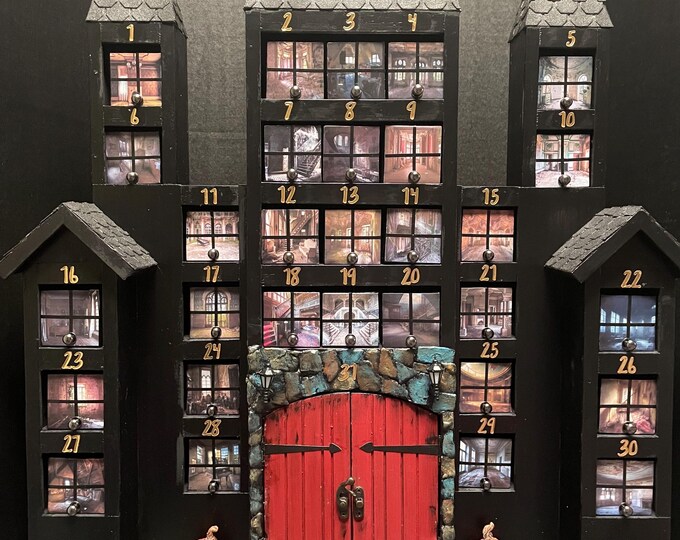 The Haunted Abandoned Mansion Halloween Countdown Calendar - Etsy