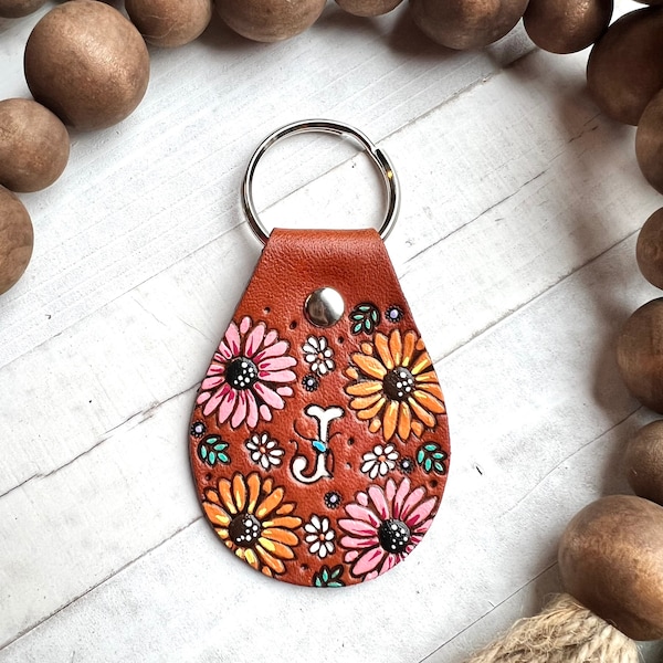 Leather Key Fob - Etsy