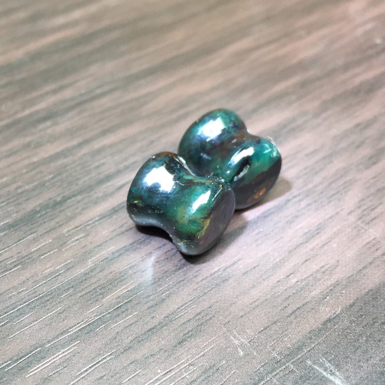 9mm Blue Green Amber Plugs 9mm Stone Plugs Handmade Mexican - Etsy