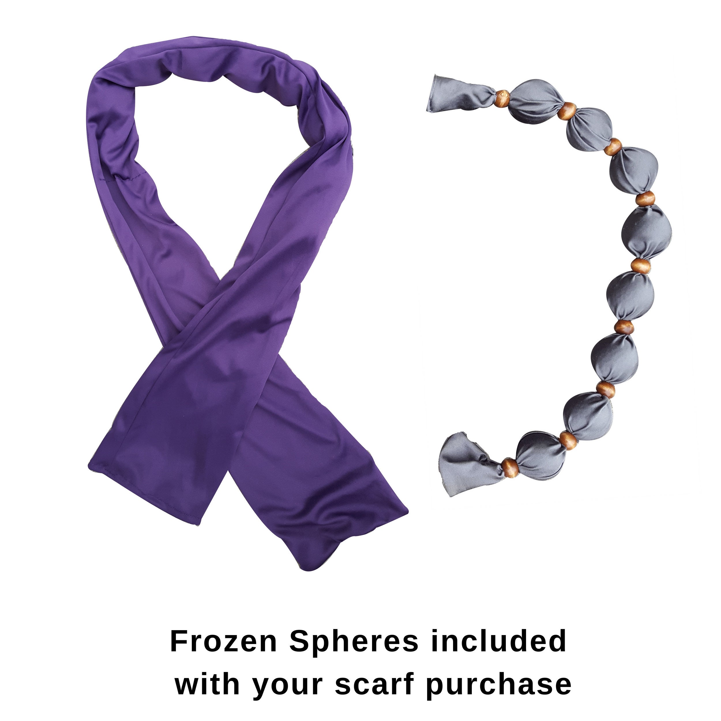 Beat Hot Flashes in Style! Nano-ice Cooling Necklace - Scarf Style ...