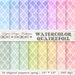 Rainbow Digital Paper,watercolor Digital Paper,watercolor Stripes ...