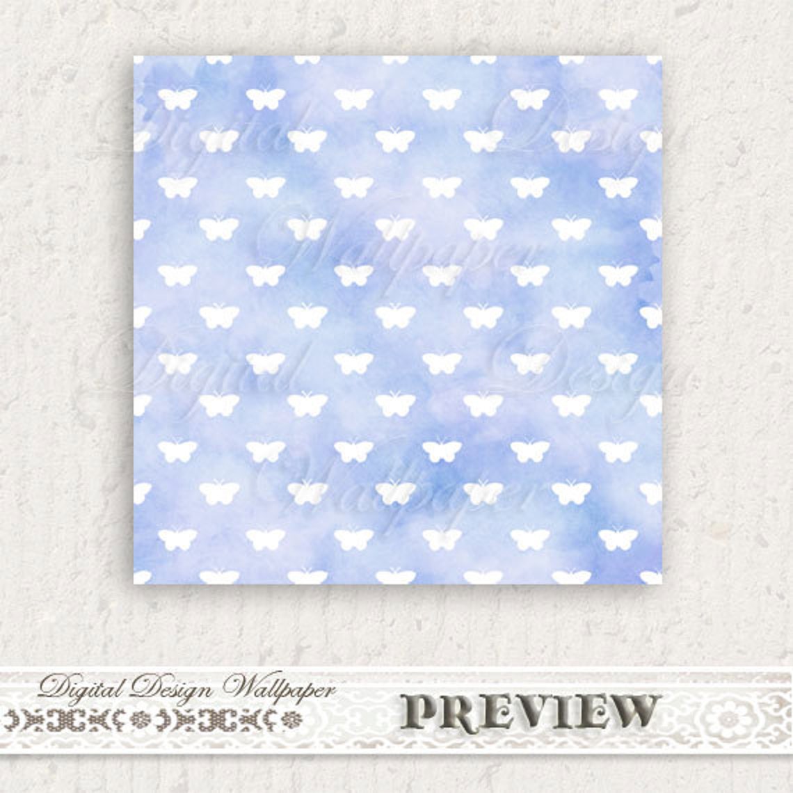 Watercolor Digital Paperbaby Blue Digital Paperdigital Paper | Etsy