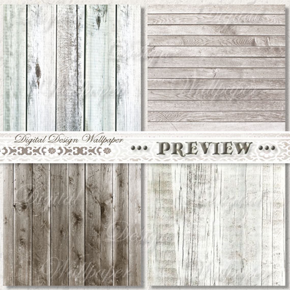 COMMERCIAL Use,wood Digital Paper, White Wood Digital Paper,rustic Wood ...
