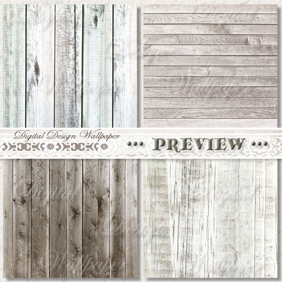 COMMERCIAL Use,wood Digital Paper, White Wood Digital Paper,rustic Wood ...