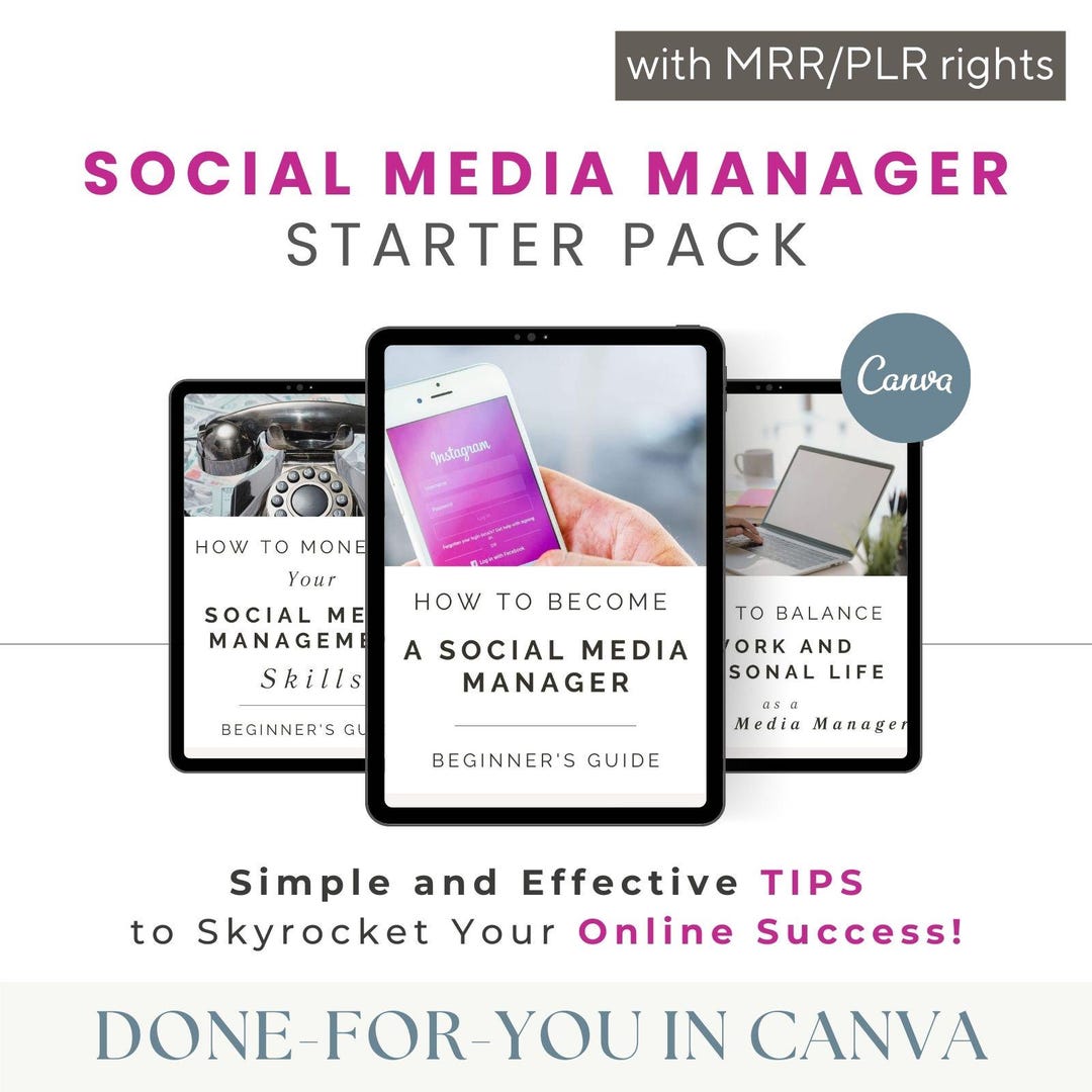 Become a Social Media Manager | Monetize Skills | Work-life Balance ...