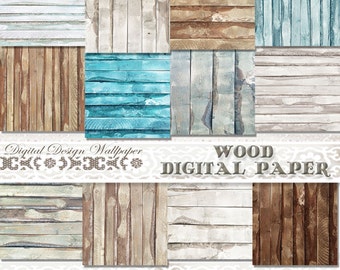 Distressed Wood Digital Textures Rustic Digital Paper Old - Etsy