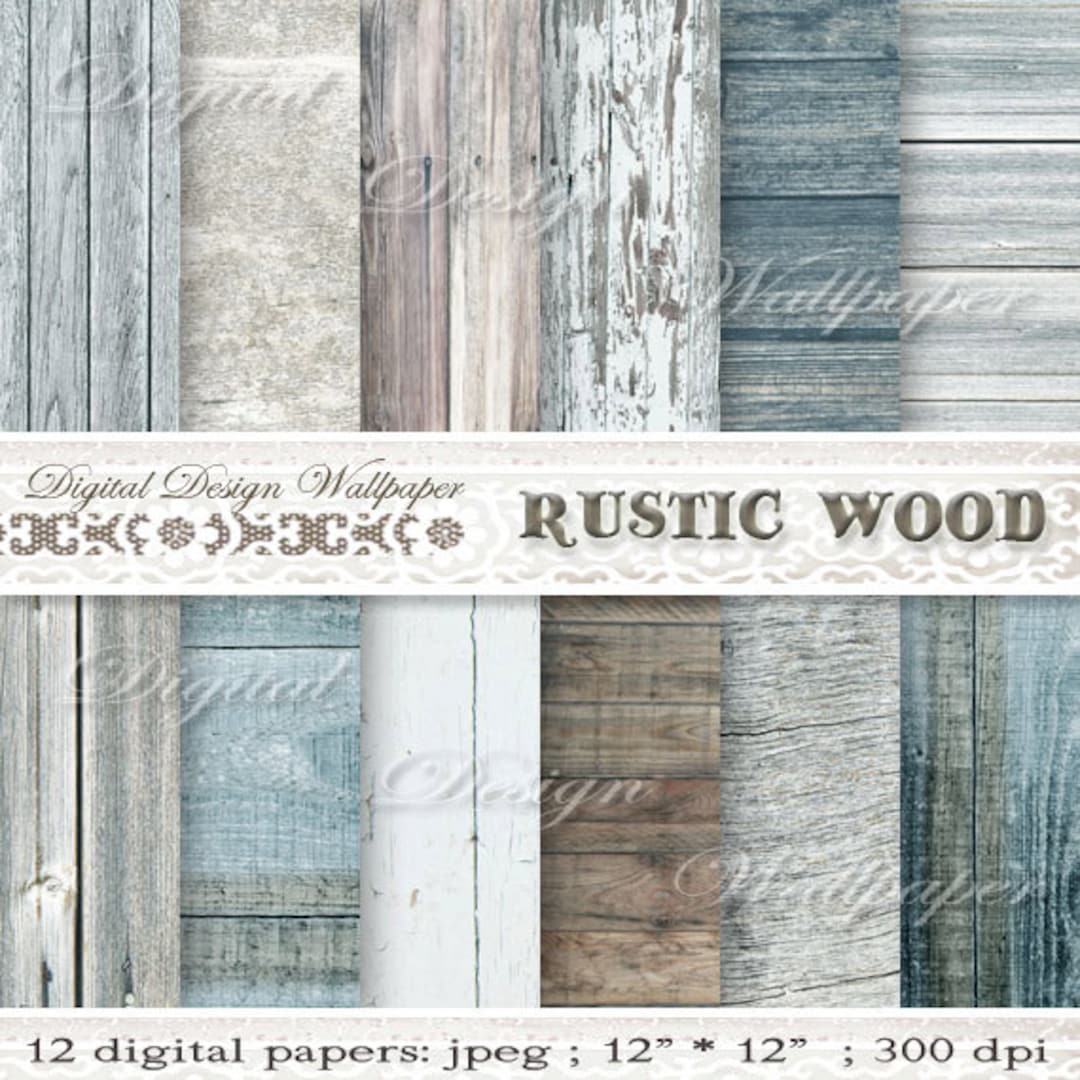 COMMERCIAL Use,wood Digital Paper,rustic Wood Digital Paper,rustic Wood ...