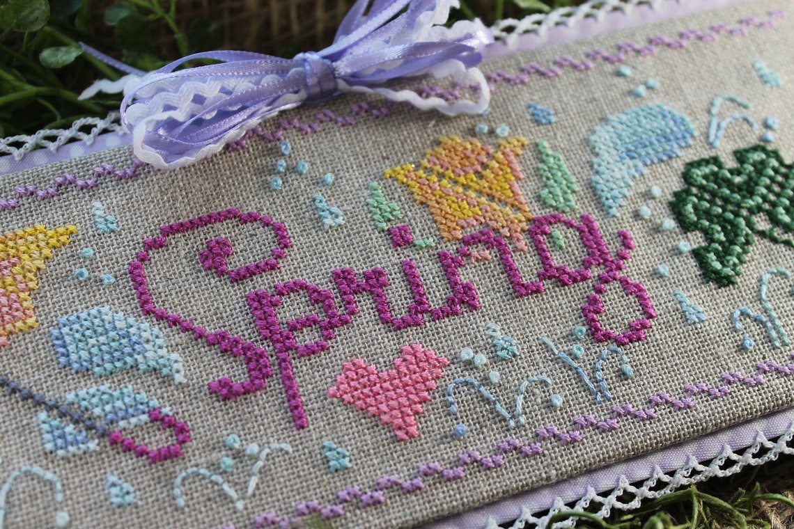 Counted Cross Spring Fling PDF Instant Download - Etsy