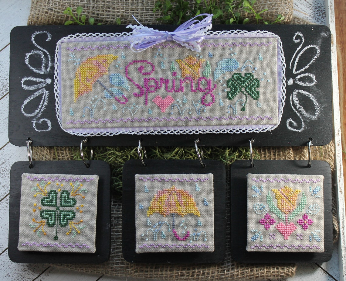 Counted Cross Spring Fling PDF Instant Download - Etsy