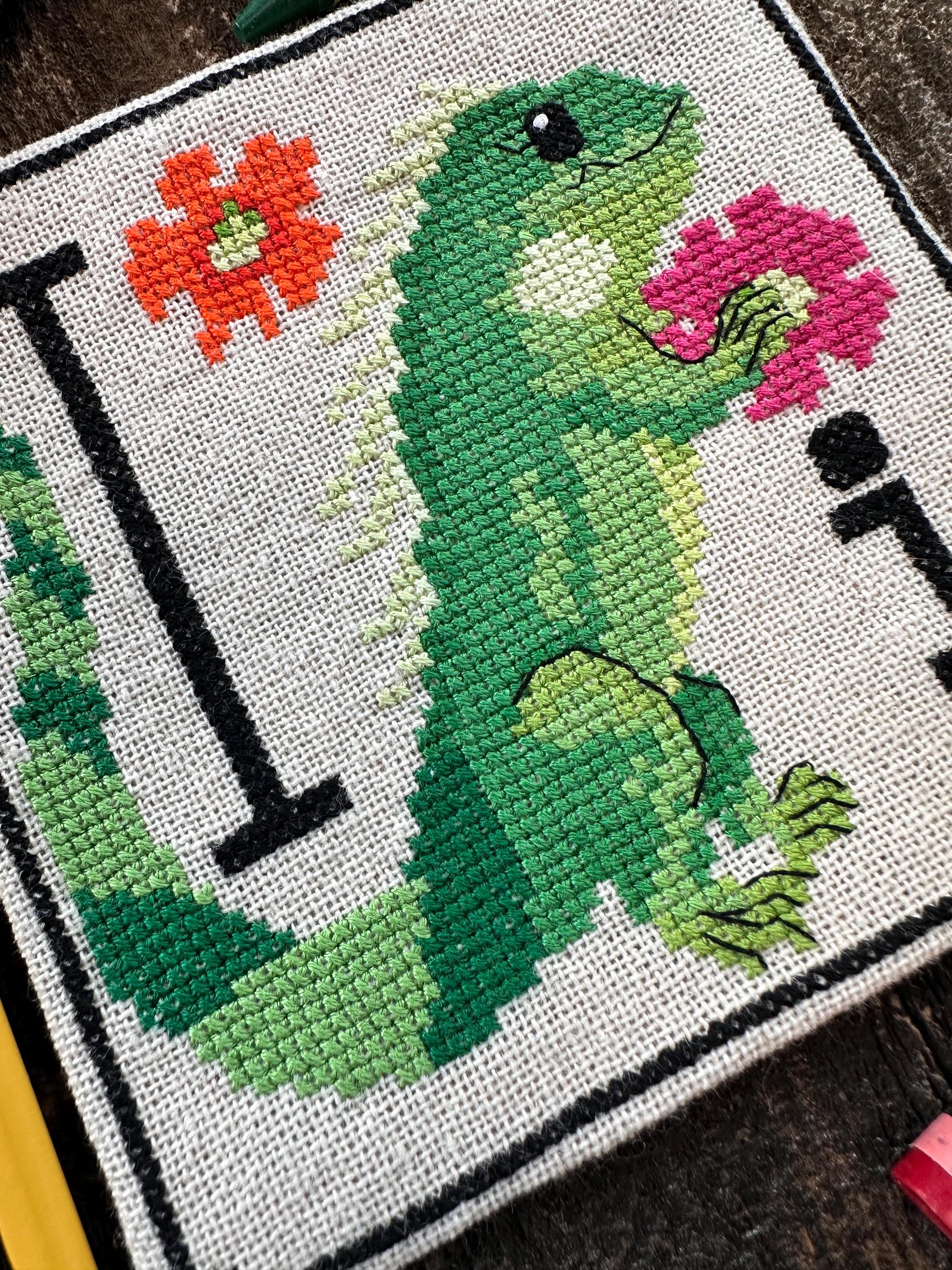 Isaac Iguana - Animal Alphabet Series - Printed Version - Counted Cross ...