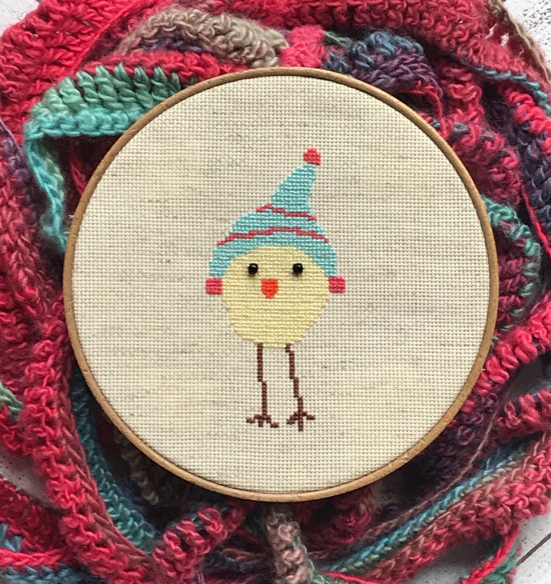 Luhu Bird Snow Bum - PDF Instant Download - Counted Cross Stitch ...