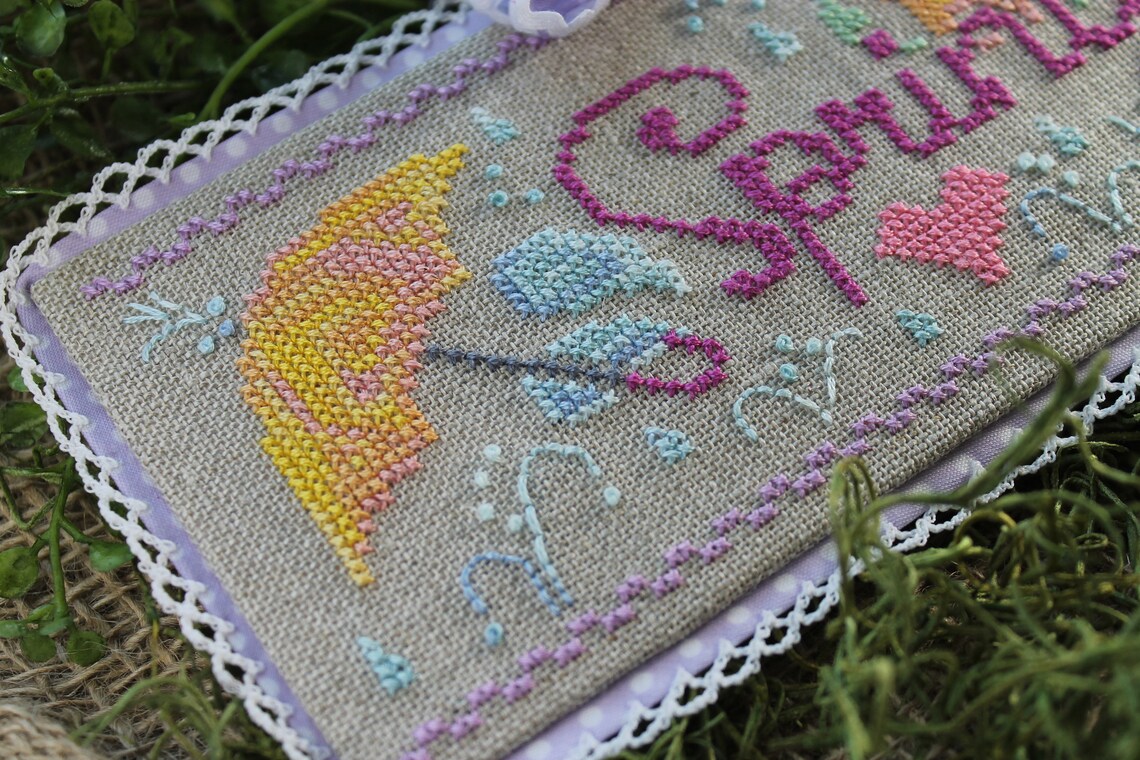 Counted Cross Spring Fling PDF Instant Download - Etsy