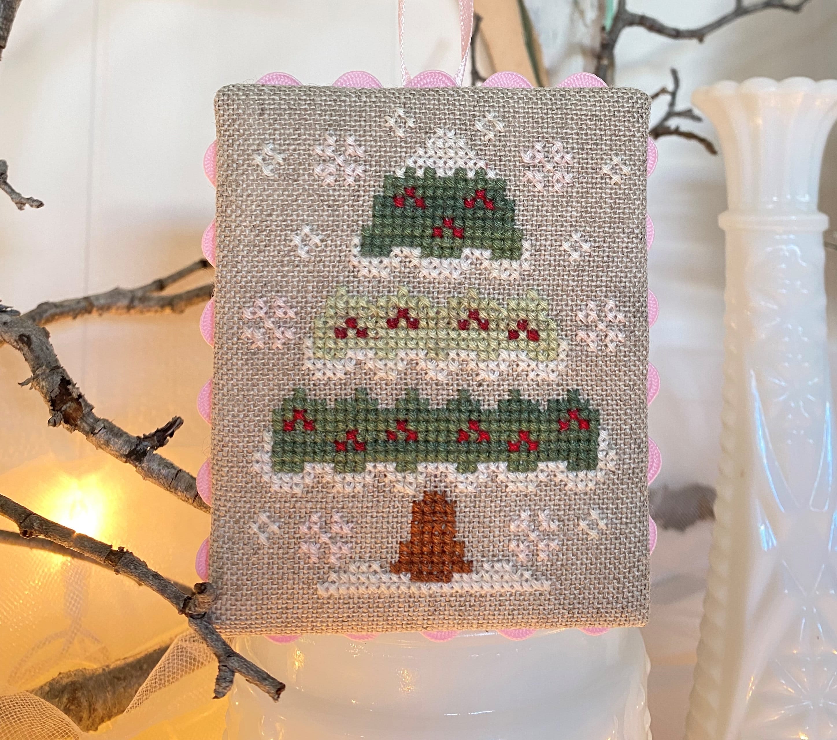 Frosted Christmas Counted Cross Stitch Pattern PDF Instant - Etsy