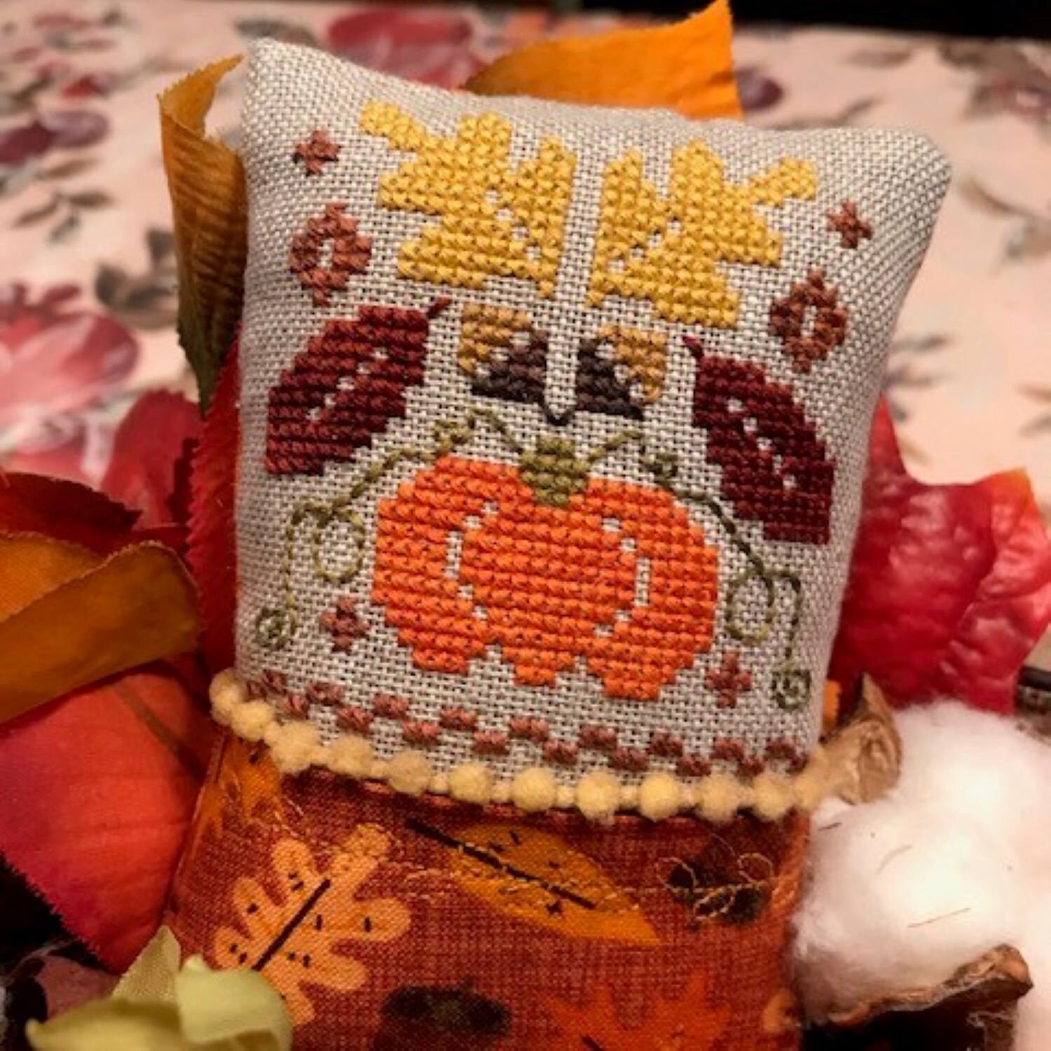 October Little Fall Fling - PDF Instant Download - Counted Cross Stitch ...