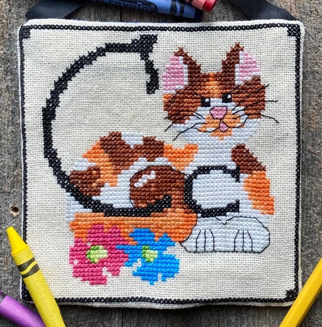 Callie Cat - Luhu Stitches Animal Alphabet Series - PDF Instant ...