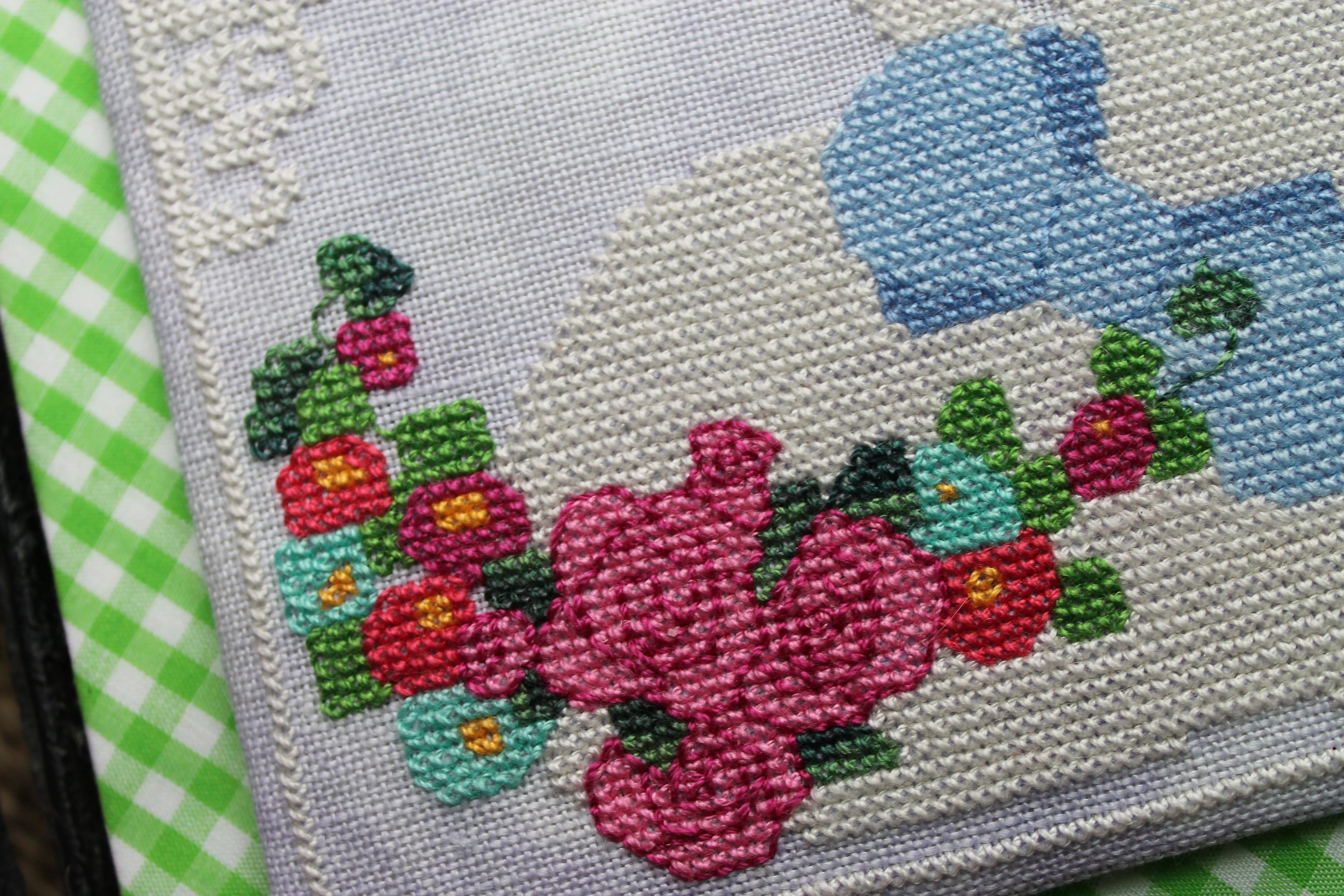 Digital Counted Cross Stitch - Blue Bow Bunny - PDF Instant Download - Etsy