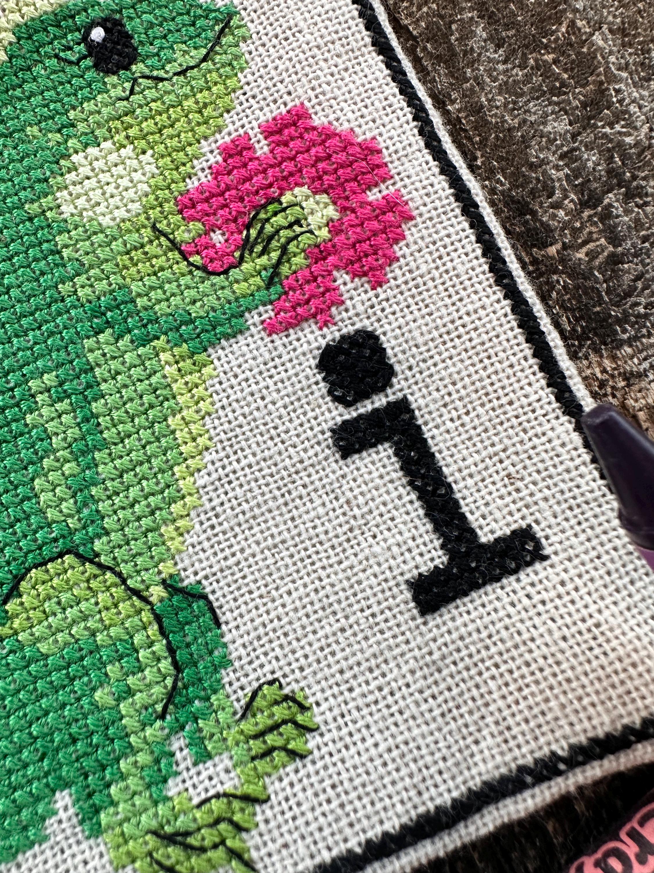 Isaac Iguana - Animal Alphabet Series - Printed Version - Counted Cross ...