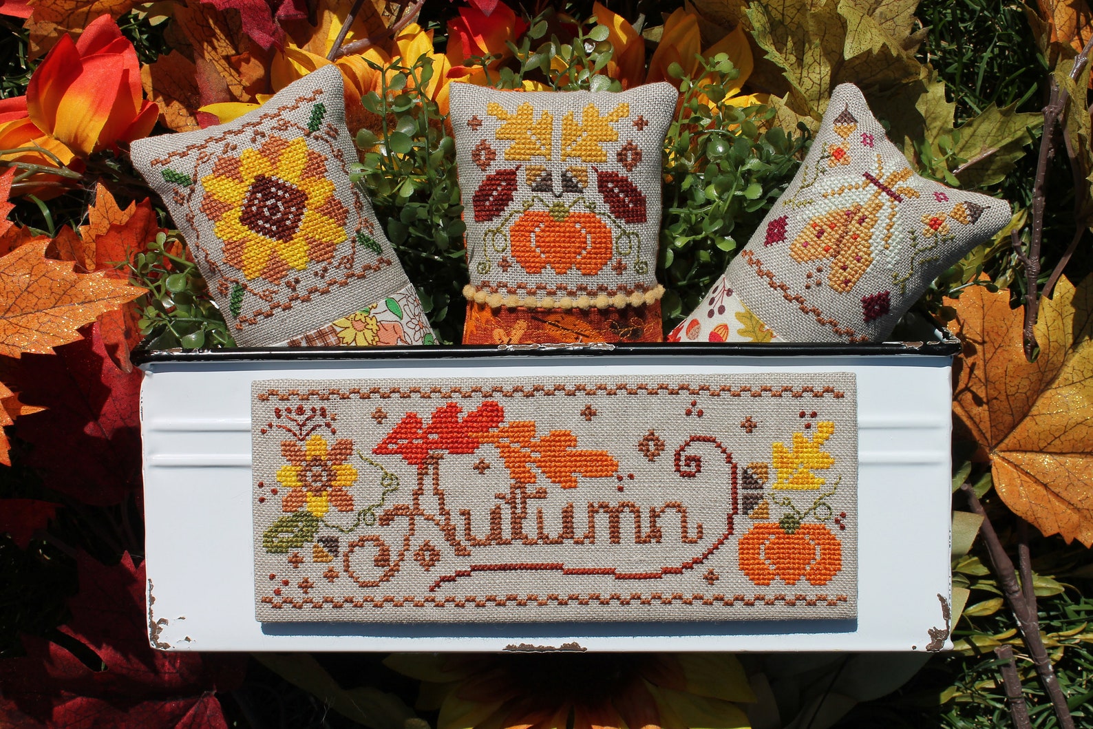 Digital Counted Cross Stitch - Little Fall Fling Series - PDF Instant ...