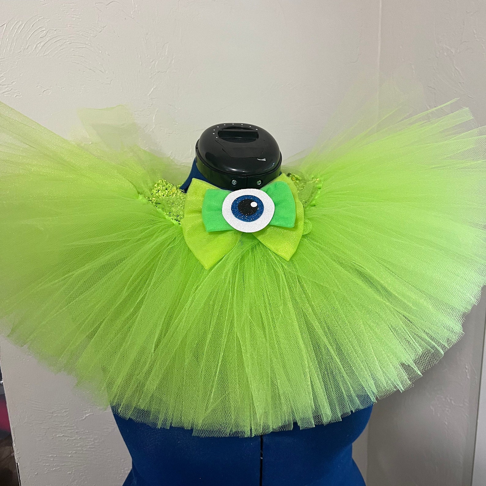 Monsters Running Tutu Costume. Big Blue Monster Little Green - Etsy