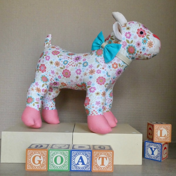 Stuffed Goat - Etsy