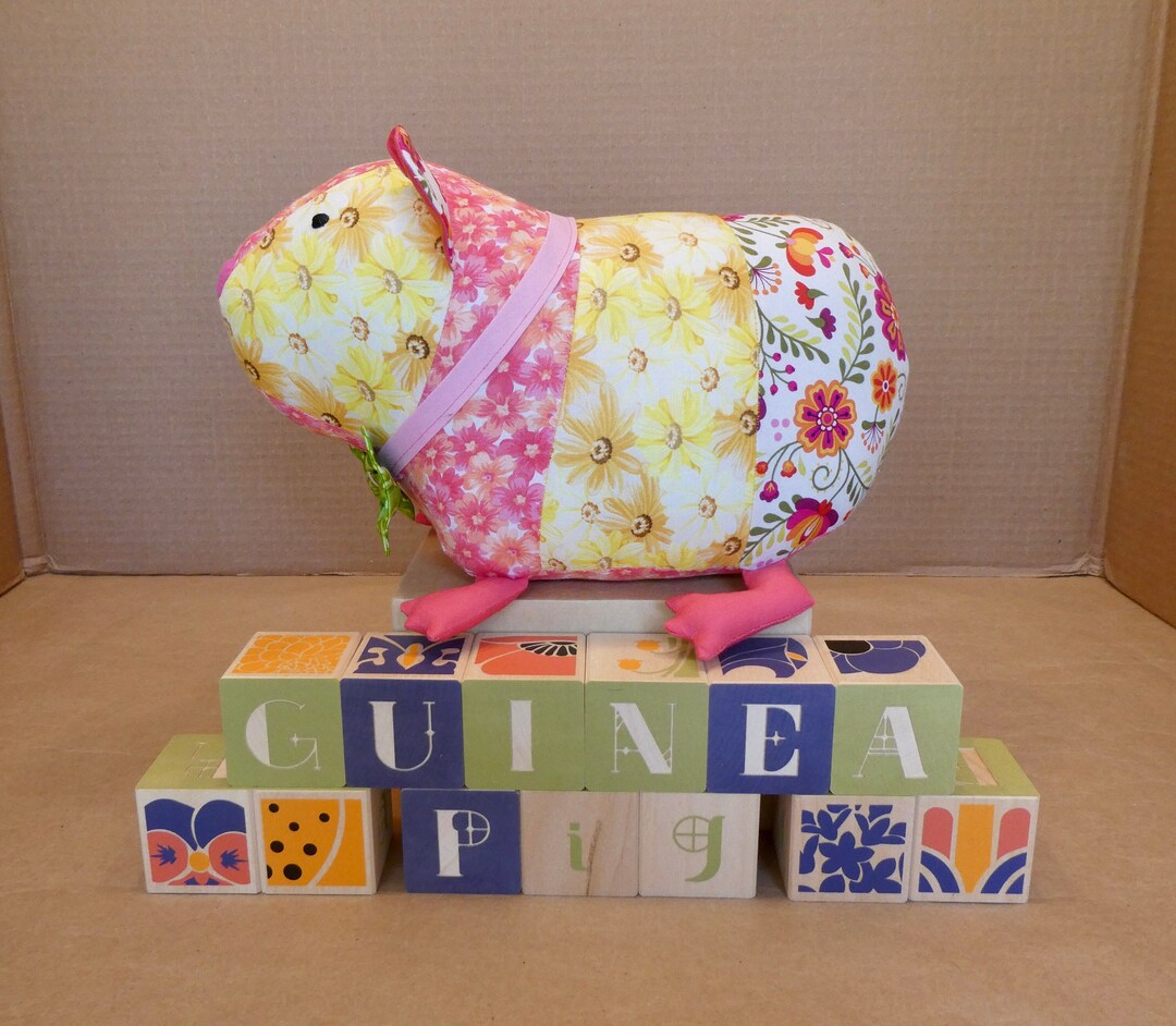 Guinea Pig in Mixed Floral Fabrics - Etsy