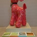 Deer Stuffed Toy in Red & Gold Ginkgo Leaves (small) - Etsy