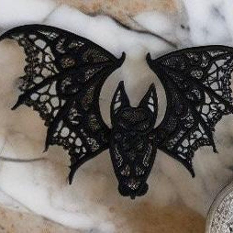 Lace Bat - Etsy