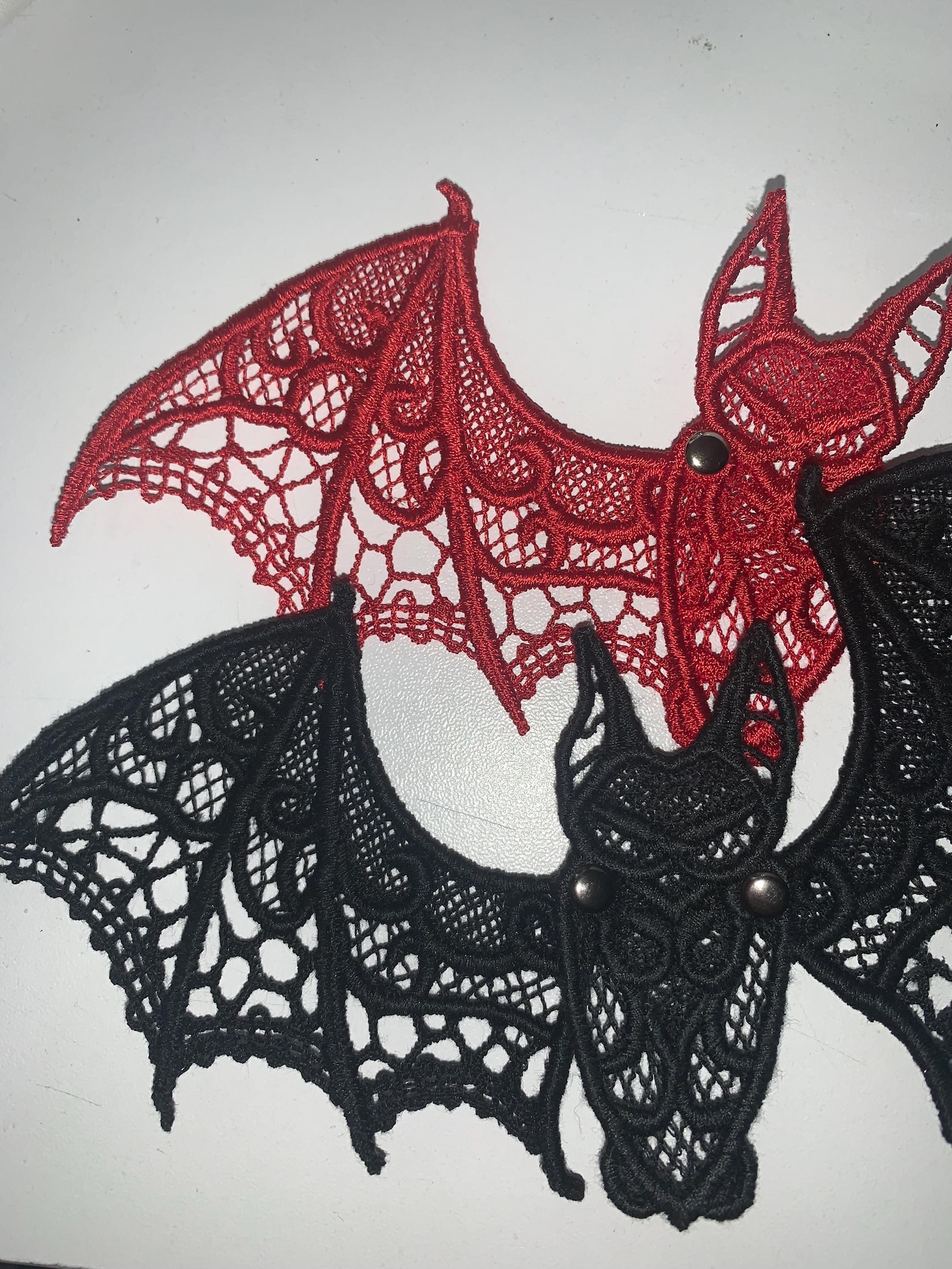 Lace Bat / Decoration / Ornament / Free Standing Lace / Design ...