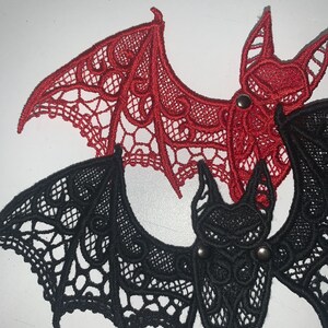 Lace Bat / Decoration / Ornament / Free Standing Lace / Design ...