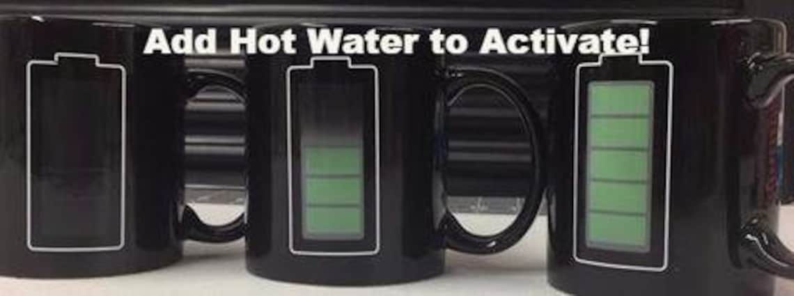 Battery Charging Mug Magic Mug Coffee Mug | Etsy