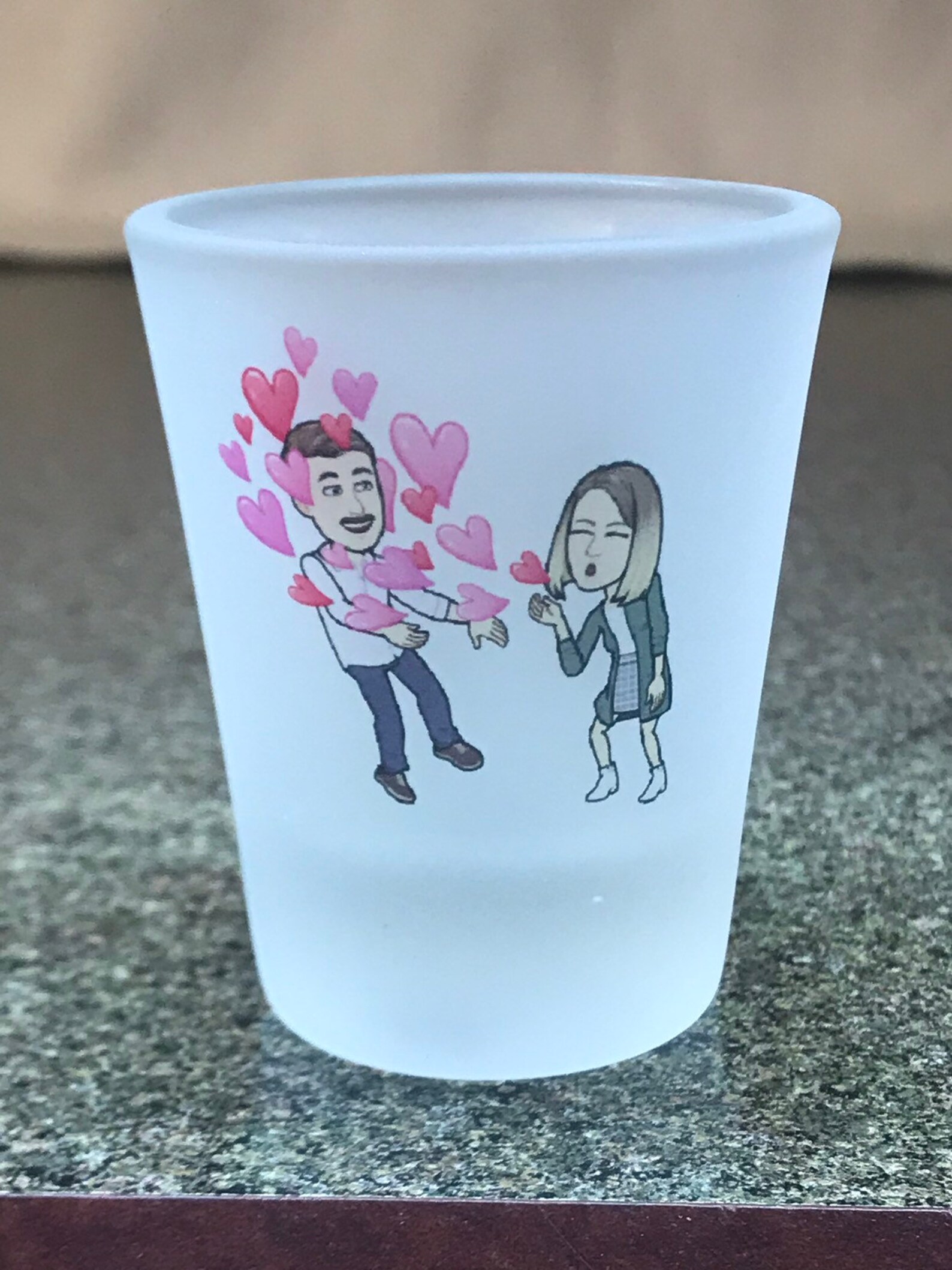 Personalized Frosted Glass Shot Glass Custom Shot Glass - Etsy