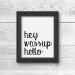 Wall Art Lyric Printable, Hey Wassup Hello, Fetty Wap Trap Queen ...