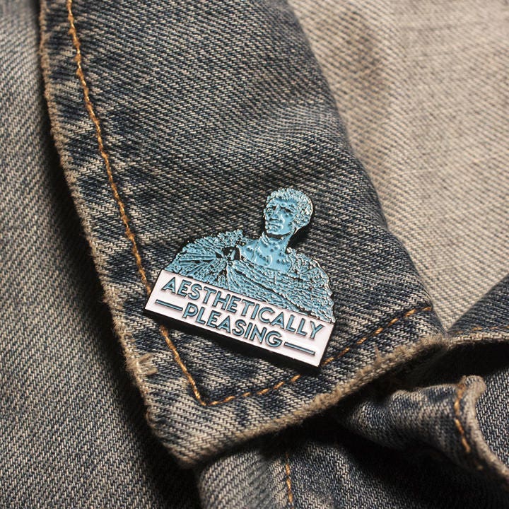 Vaporwave Aesthetic Enamel Pin 1 see Item Description - Etsy