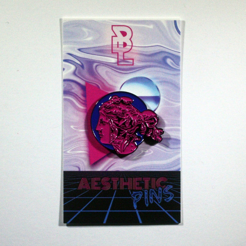 Vaporwave Aesthetic Enamel Pin 4 see Item Description - Etsy