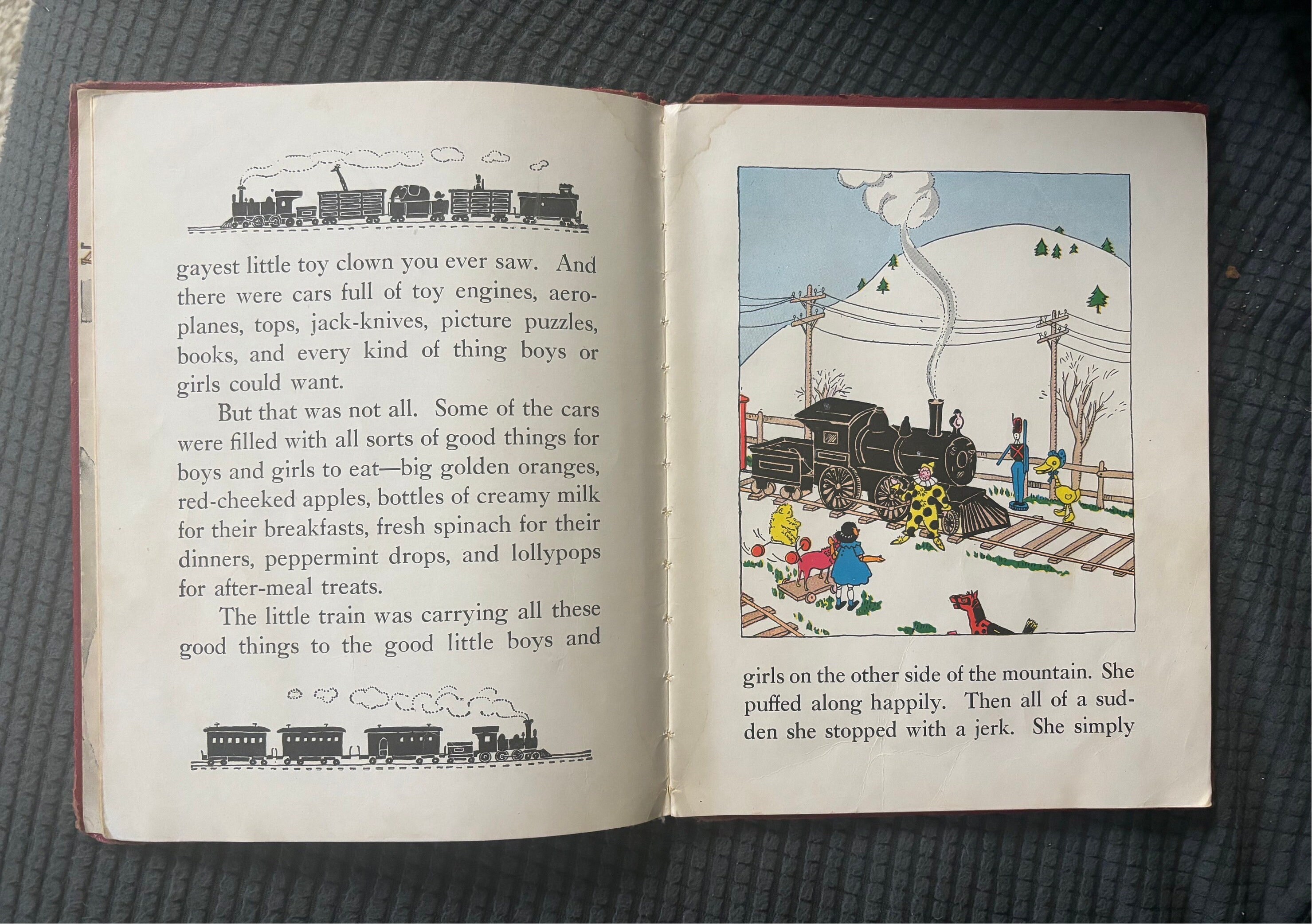 1951 the Little Engine That Could Story Book - Etsy
