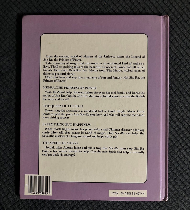Original Shera Princess of Power Book - Etsy