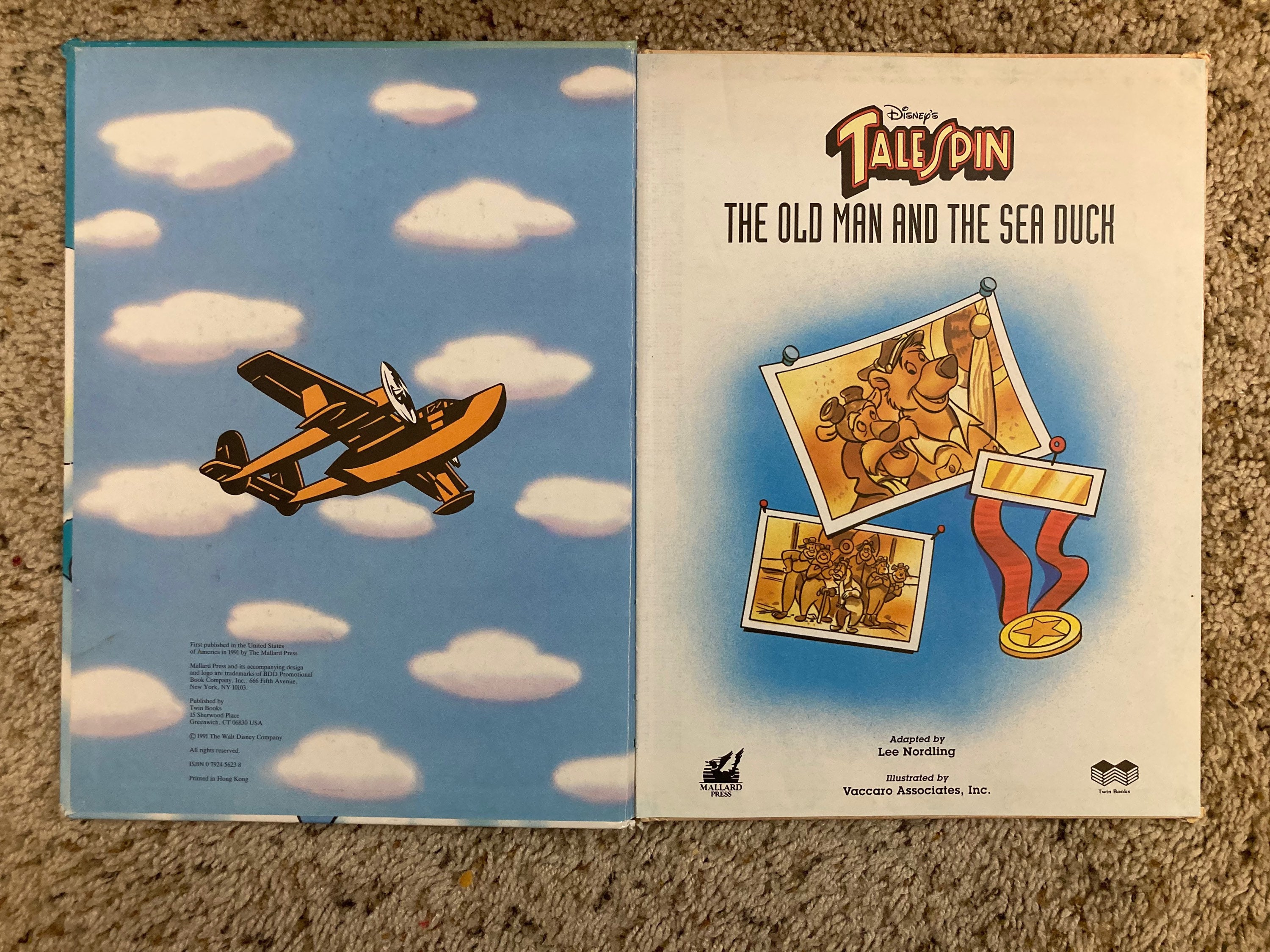 Tale Spin the Old Man and the Sea Duck Book - Etsy