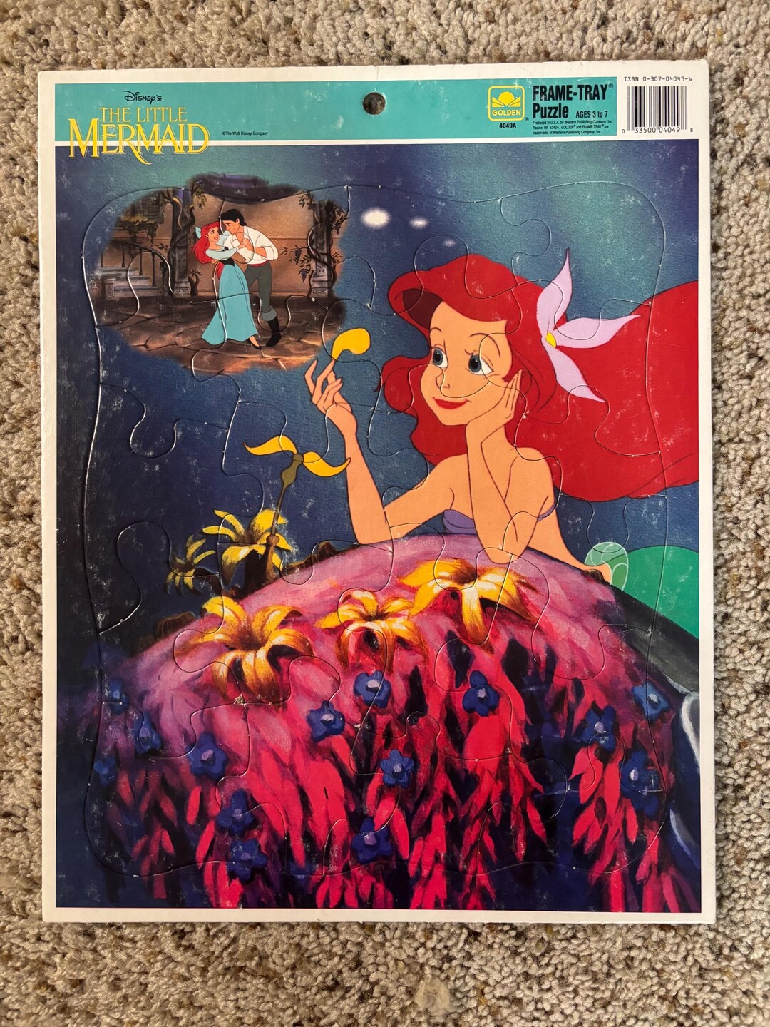 Little Mermaid Frame Tray Jigsaw Puzzle - Etsy