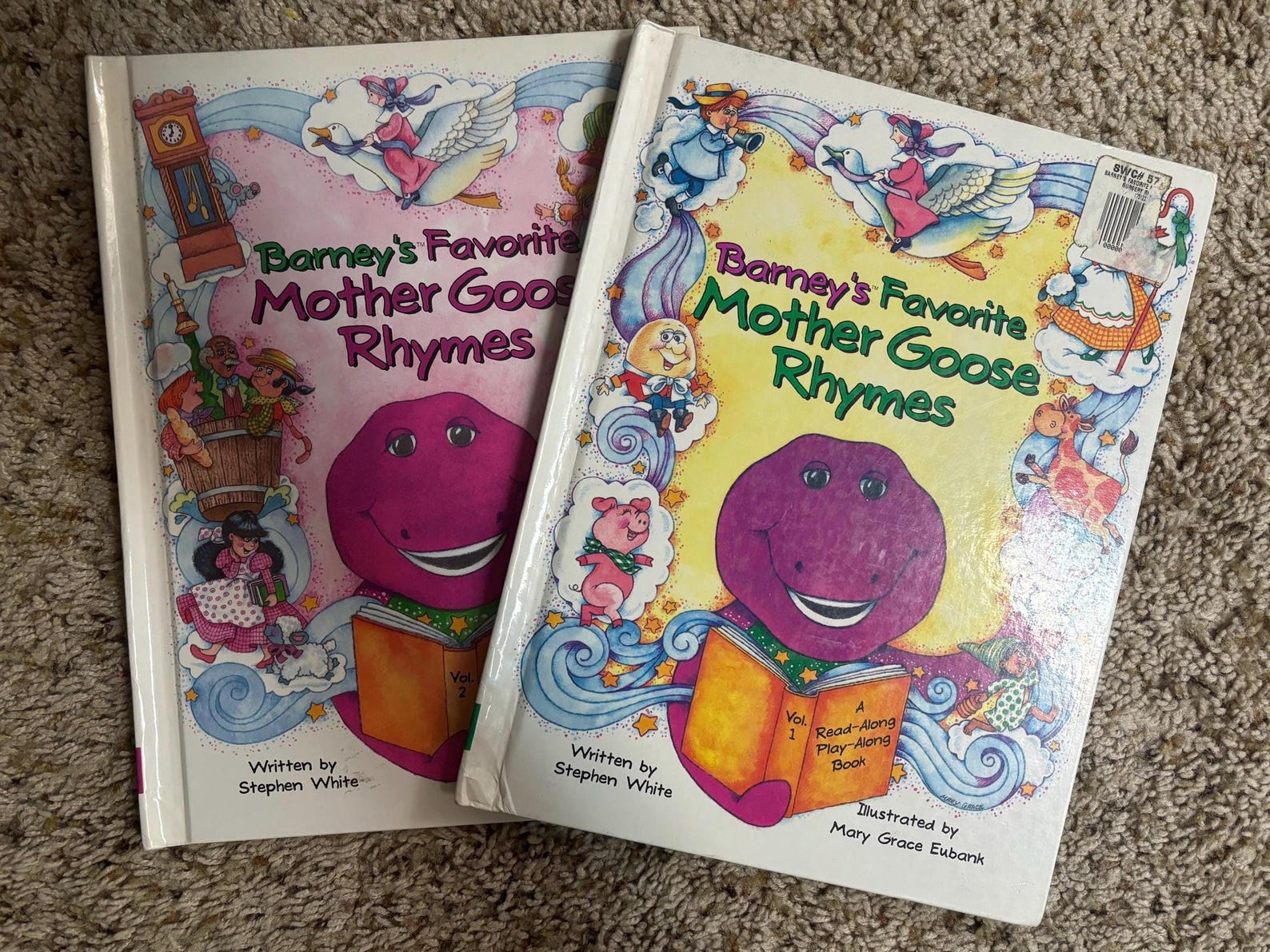 Barneys Favorite Mother Goose Rhymes Vol. 1 AND 2 - Etsy