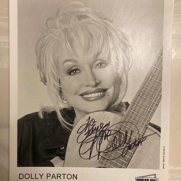 Dolly Parton Autograph - Etsy