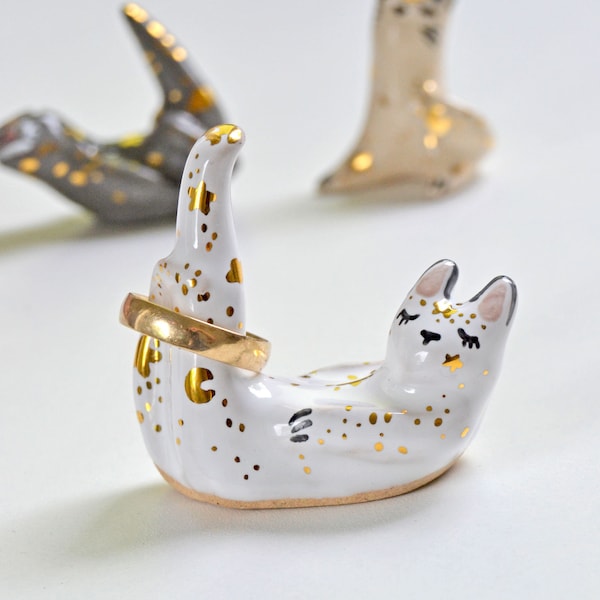 Cat Ring Holder - Etsy
