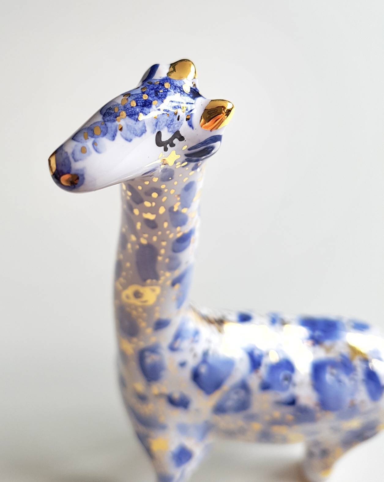 Galaxy Giraffe Figurine, Celestial Giraffe, Cake Topper, Galaxy Art ...