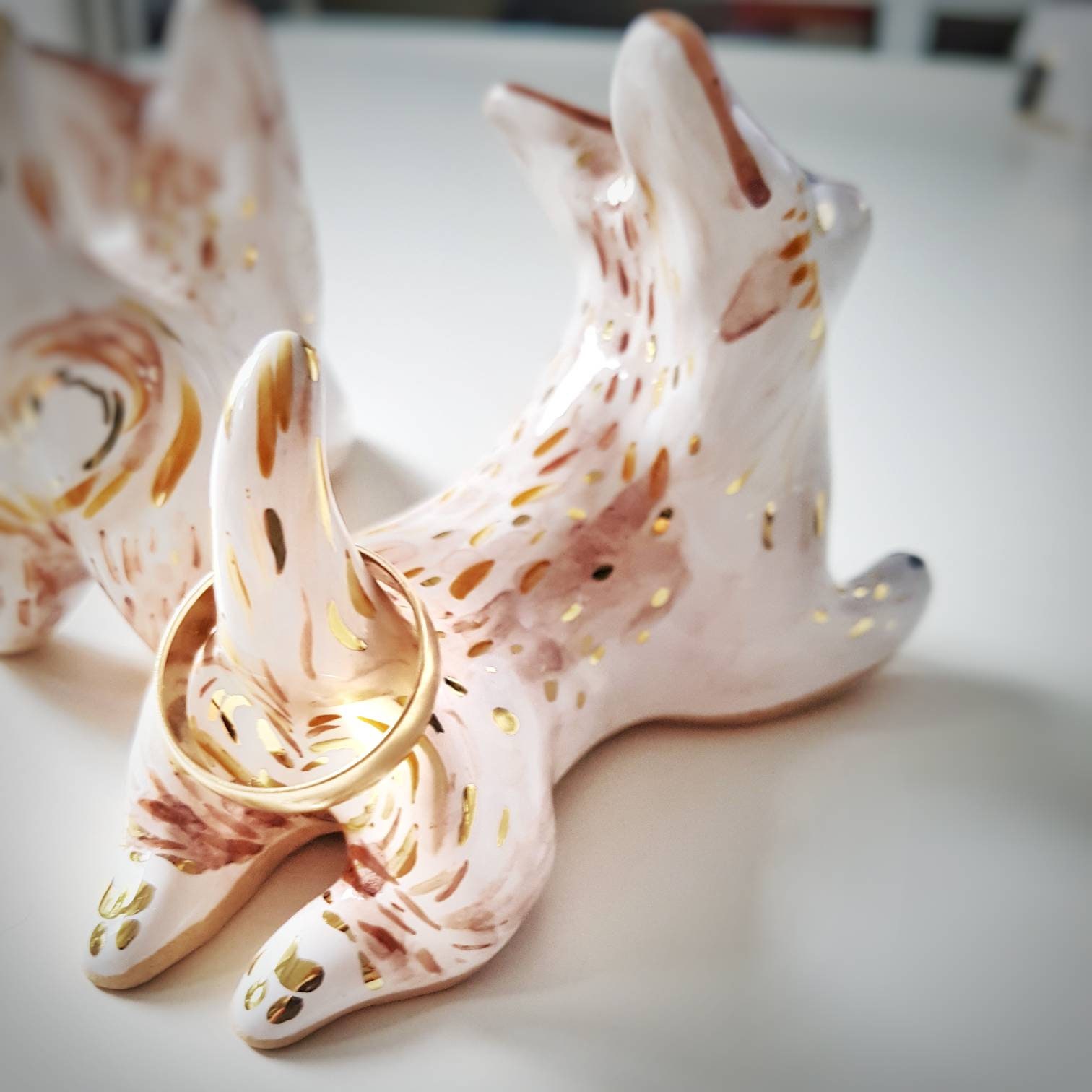 Corgi Gifts Corgi Butt Ceramic Dog Figurine Ring Holder | Etsy