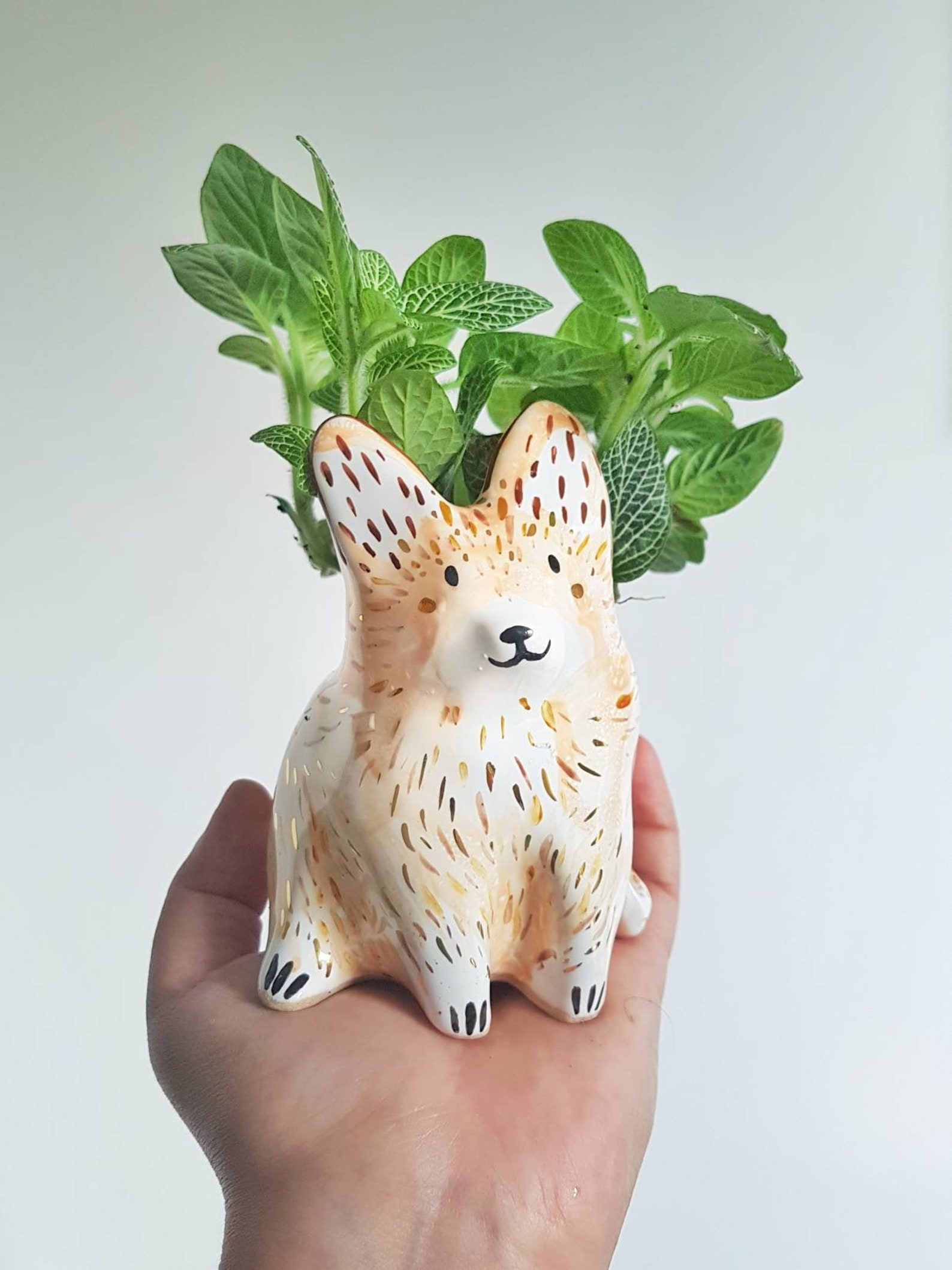 Corgi Planter Animal Planter Ceramic Dog Dog Lover Gift | Etsy