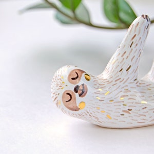 Sloth Ring Holder, Sloth Figurine, Sloth Gift Idea, Animal Figurine ...