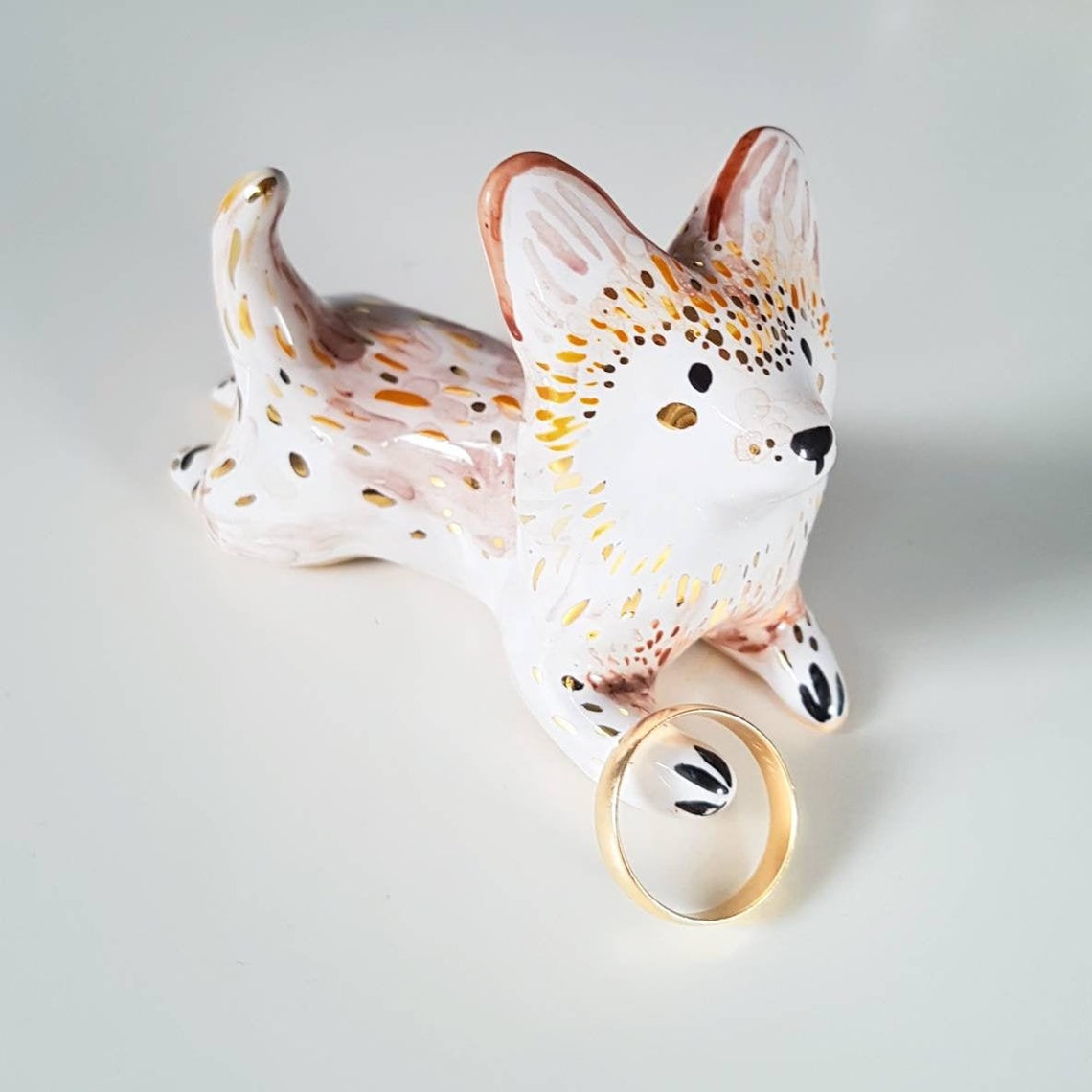 Corgi Gifts Corgi Butt Ceramic Dog Figurine Ring Holder - Etsy