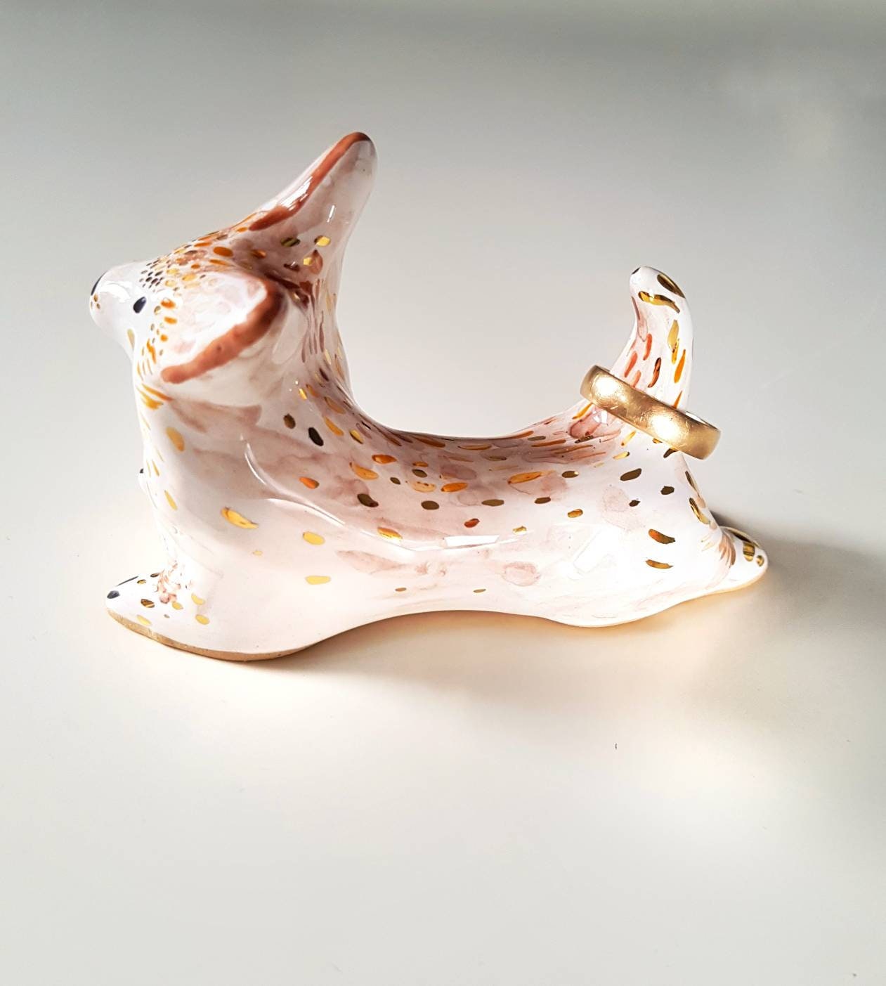 Corgi Gifts Corgi Butt Ceramic Dog Figurine Ring Holder | Etsy
