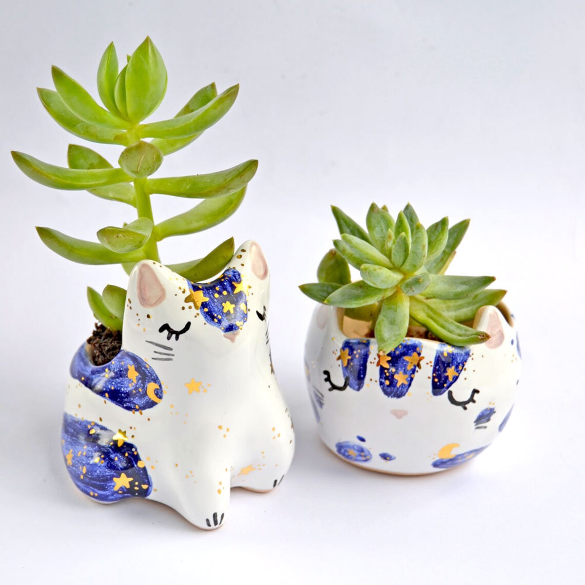 Cat Planter, Animal Planter, Ceramic Cat, Cat Lover Gift, Ceramic ...