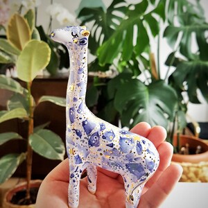 Galaxy Giraffe Figurine, Celestial Giraffe, Cake Topper, Galaxy Art ...