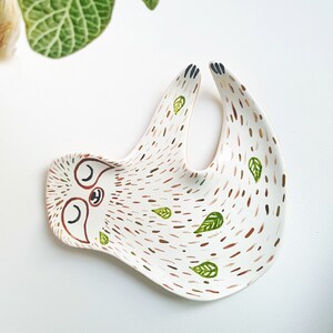 Sloth Ring Holder, Sloth Ring Dish, Sloth Gift Idea, Trinket Dish ...